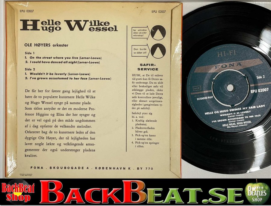 HELLE WILKE; HUGO WESSEL; OLE HøY.. | Köp från backbeat på Tradera ...