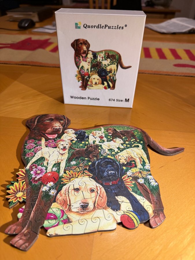 Quordle Puzzles TräPussel labrador hundar | Köp på Tradera (713331500)