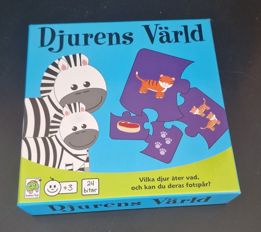 BooBoo Toys Pussel: Vem Äter Vad & Fotspår | Köp på Tradera (712188989)