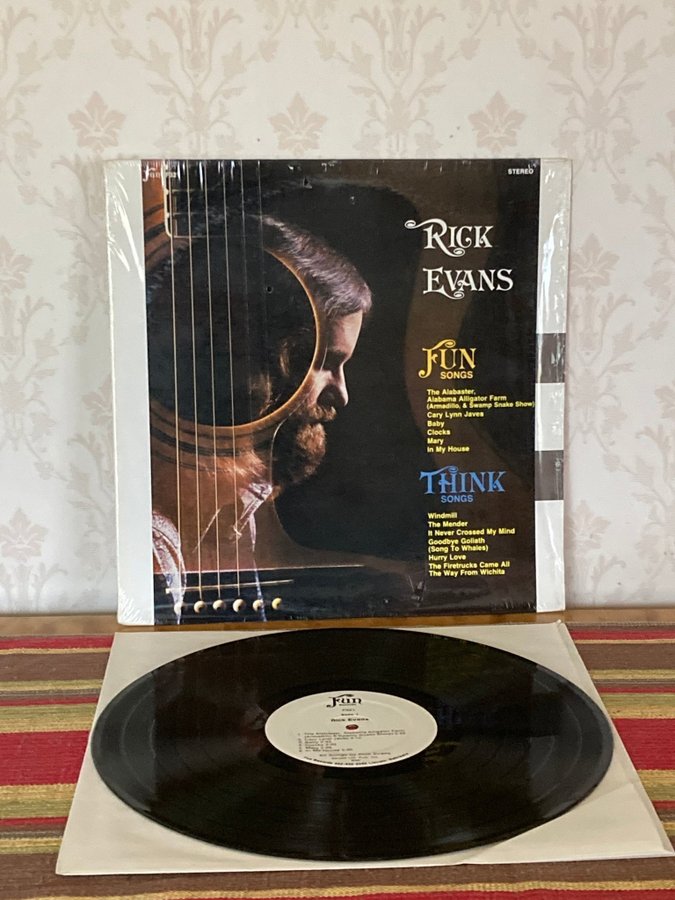 RICK EVANS - Fun Songs / Think Songs *RARE folk.. | Köp på Tradera ...