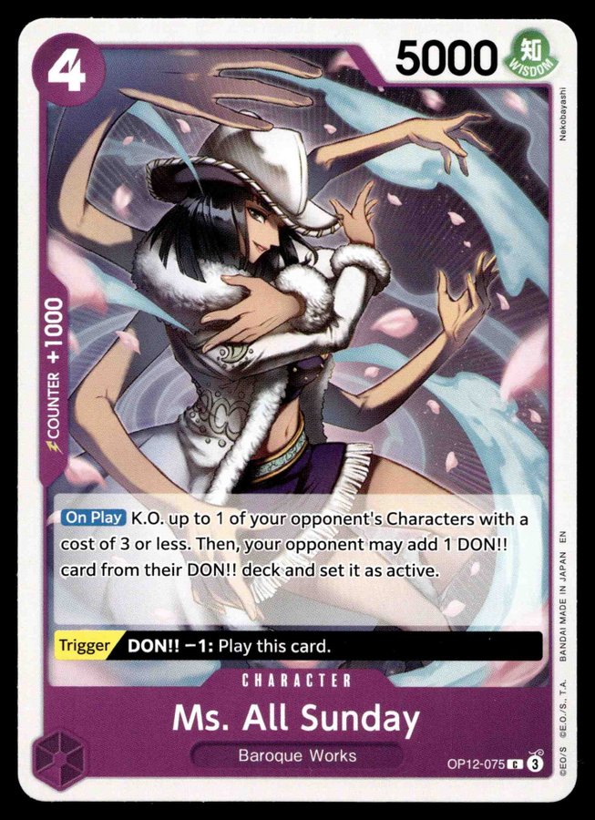 Ms. All Sunday - One Pi.. | Köp från infinitelivescards på Tradera ...
