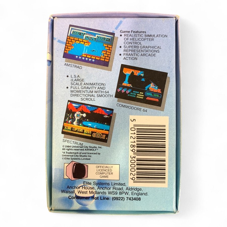 Commodore 64/128 Spel Airwolf Dator.. | Köp från Footly på Tradera ...