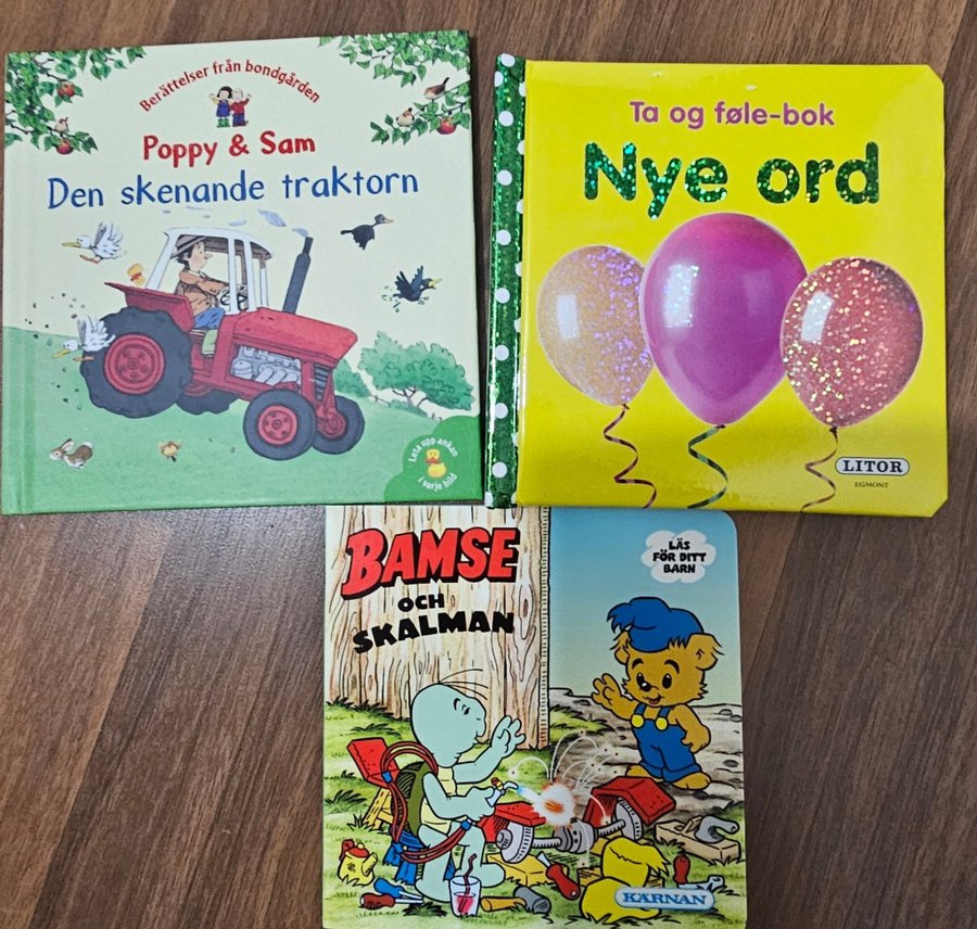 Bokpaket: Poppy & Sam, Den skenande traktorn, N.. | Köp på Tradera ...