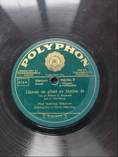 Paul Godwins Orkester - "Liksom en glimt av him.. | Köp på Tradera ...