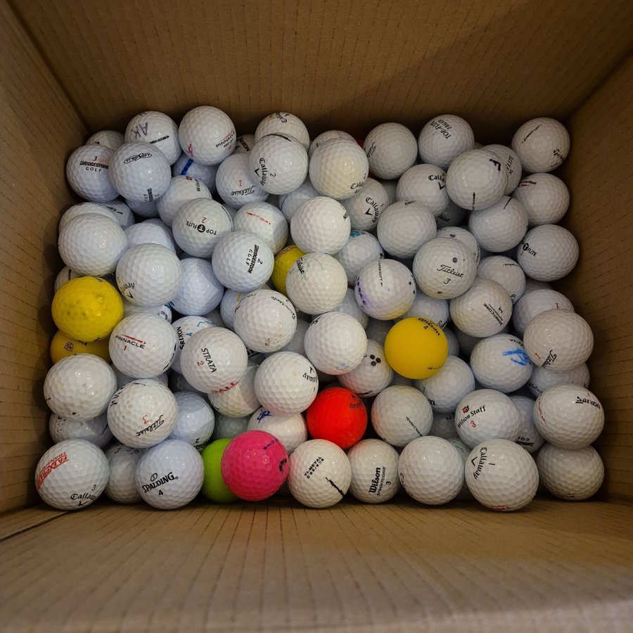 golfbollar 140 st mycket fint skick och nyare m.. | Köp på Tradera ...