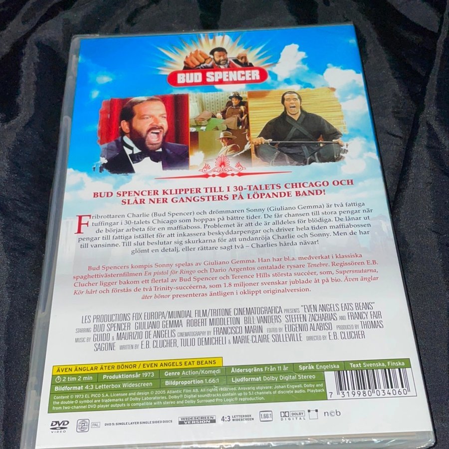Bud Spencer - även änglar äter bönor DVD ny och.. | Köp på Tradera ...