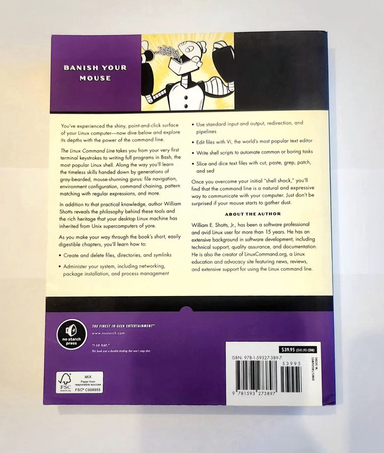 The Linux Command Line: A Complete Introduction.. | Köp på Tradera (702355659)