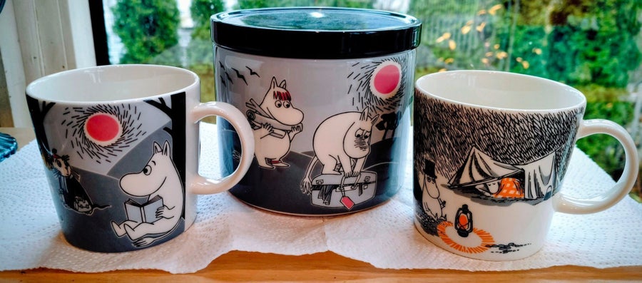 Se produkter som liknar Arabia Mumin muggar och Burk .. på Tradera ...
