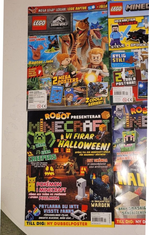 Parti med LEGO Jurassic World och Minecraft tid.. | Köp på Tradera ...