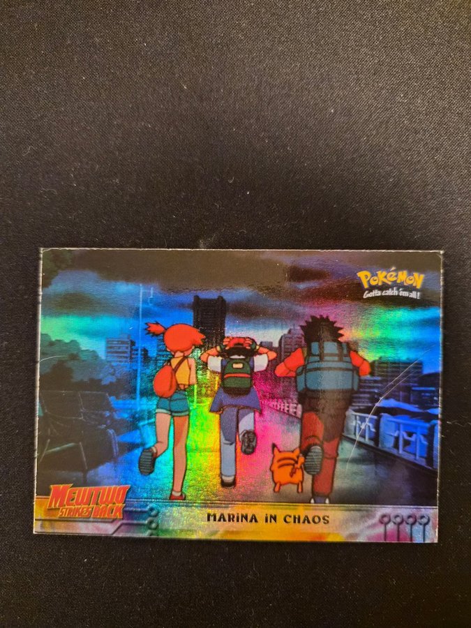 Pokemon Topps Mewtwo Strikes Back Rainbow Holo .. | Köp på Tradera ...
