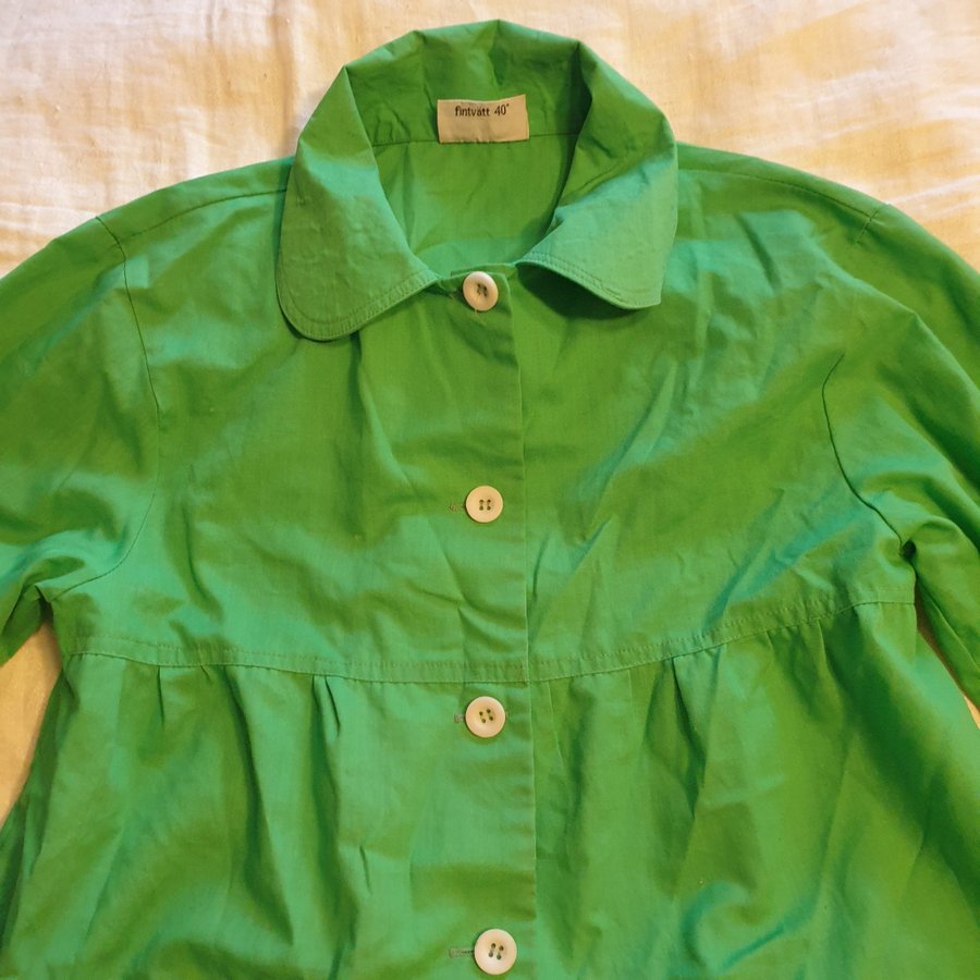 VINTAGE FLICKBLUS GRÖN STRL CA 10 - 12 ÅR EPA R.. | Köp på Tradera ...