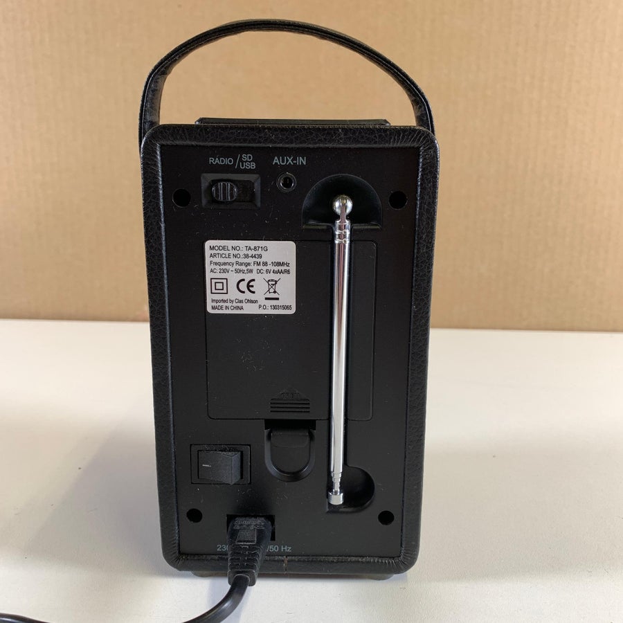 Se produkter som liknar Clas Ohlson TA-871G FM Radio .. på Tradera ...