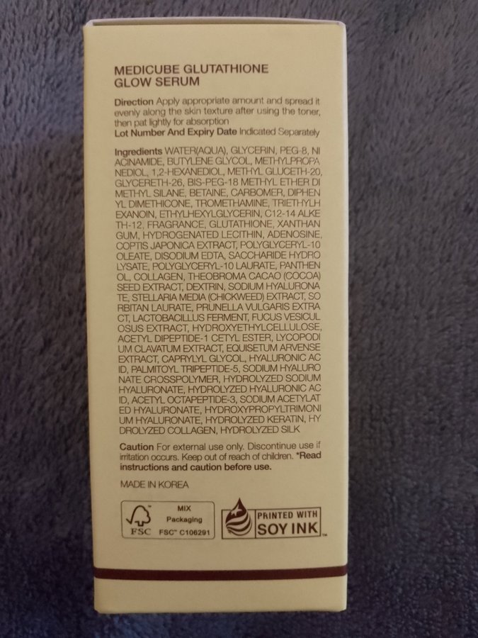 K beauty Korea Medicube glow serum ny i box kol.. | Köp på Tradera ...
