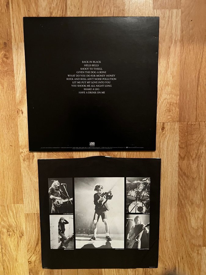 AC/DC Black in Black US press 1980 | Köp på Tradera (713874583)