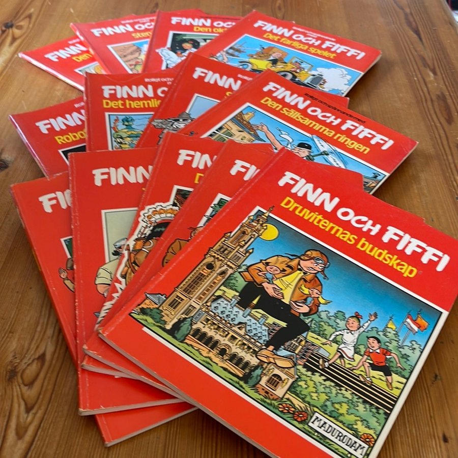 13 st Finn och fiffi böcker tidningar comics kl.. | Köp på Tradera ...