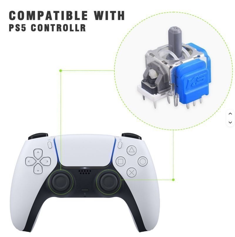 PS5 DualSense med TMR uppgraderade sticks från .. | Köp på Tradera ...