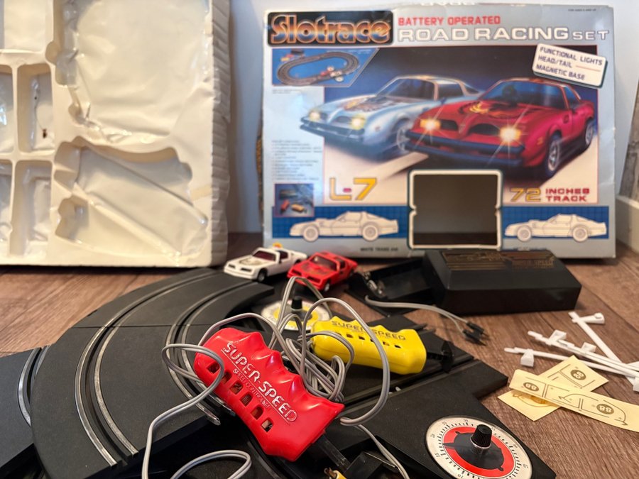 RETRO VINTAGE BILBANA: SUPER-SPEED CRATE SLOTRA.. | Köp på Tradera ...