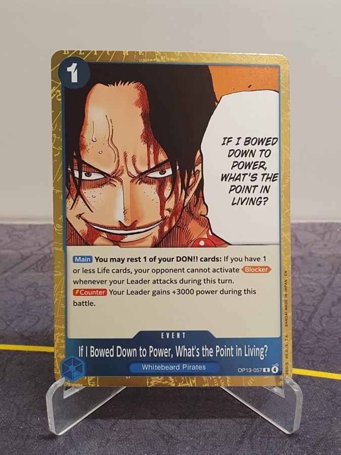 IF I BOWED DOWN TO POWER, WHAT'S THE POINT IN L.. | Köp på Tradera ...