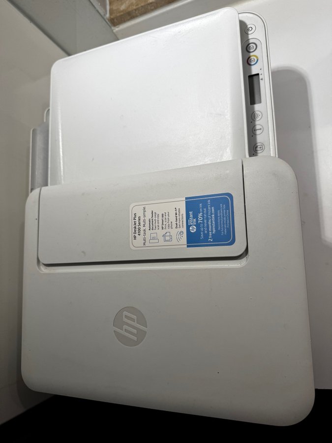 HP DeskJet Plus 4100 Series allt-i-ett-skrivare | Köp på Tradera ...