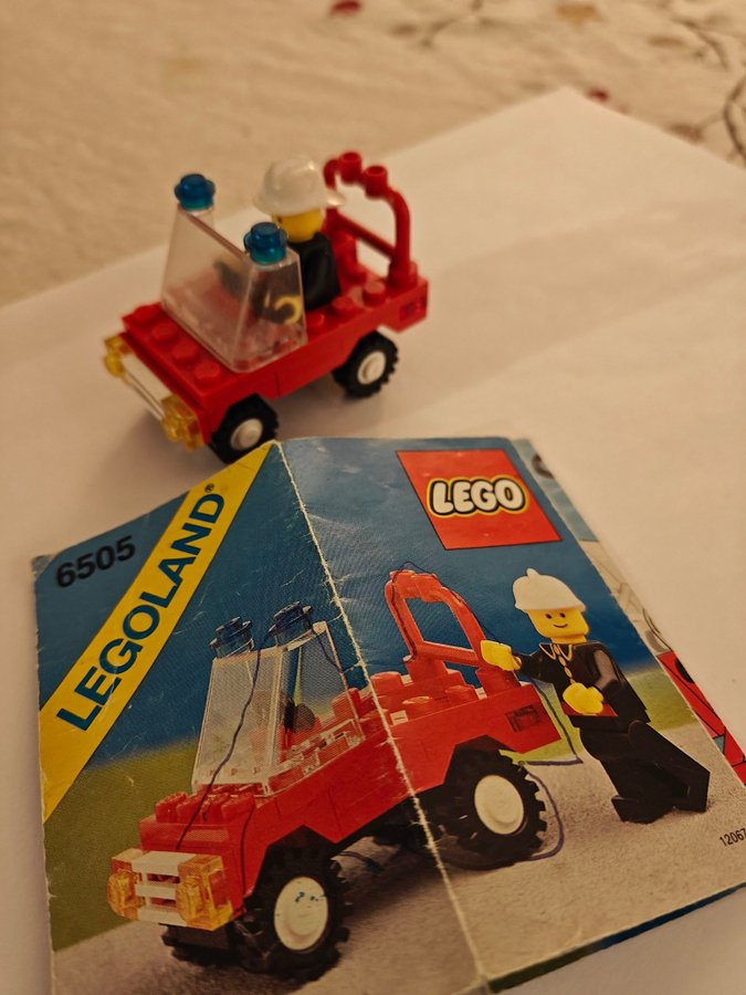LEGO Legoland 6505 Fire Chief's Car | Köp på Tradera (713687208)