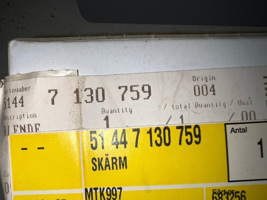 Se produkter som liknar BMW E91/X1 - 51447130759 Cover på Tradera ...