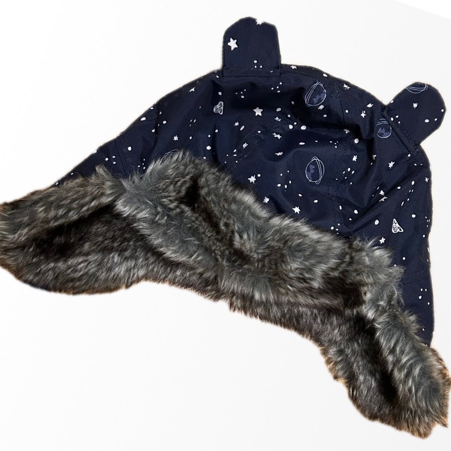 H&M blå mössa vintermössa, storlek 92, planeter.. | Köp på Tradera ...