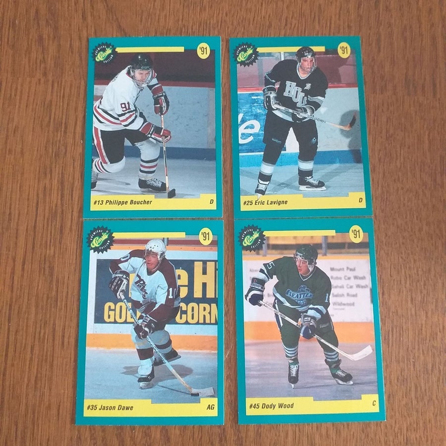 4 st Hockeykort - 1991-92 - Classic - Phillippe.. | Köp på Tradera ...