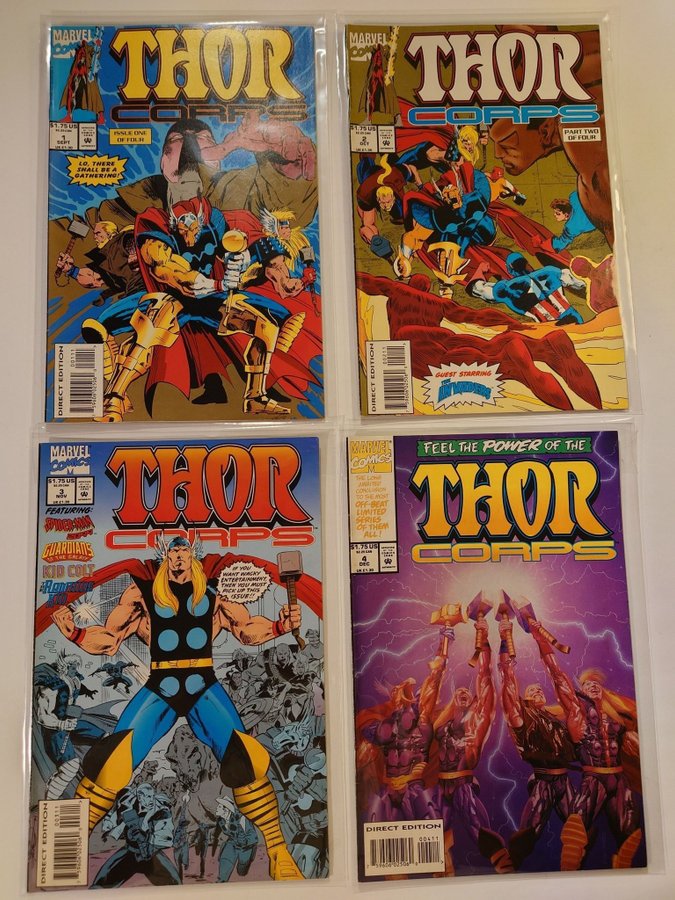 Thor Corps #1-4 - Marvel - 1993 - Complete Run | Köp på Tradera (735392925)