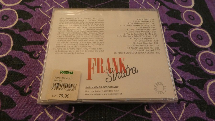 Frank Sinatra - Blue skies. Ny och inplastad! | Köp på Tradera (711904188)