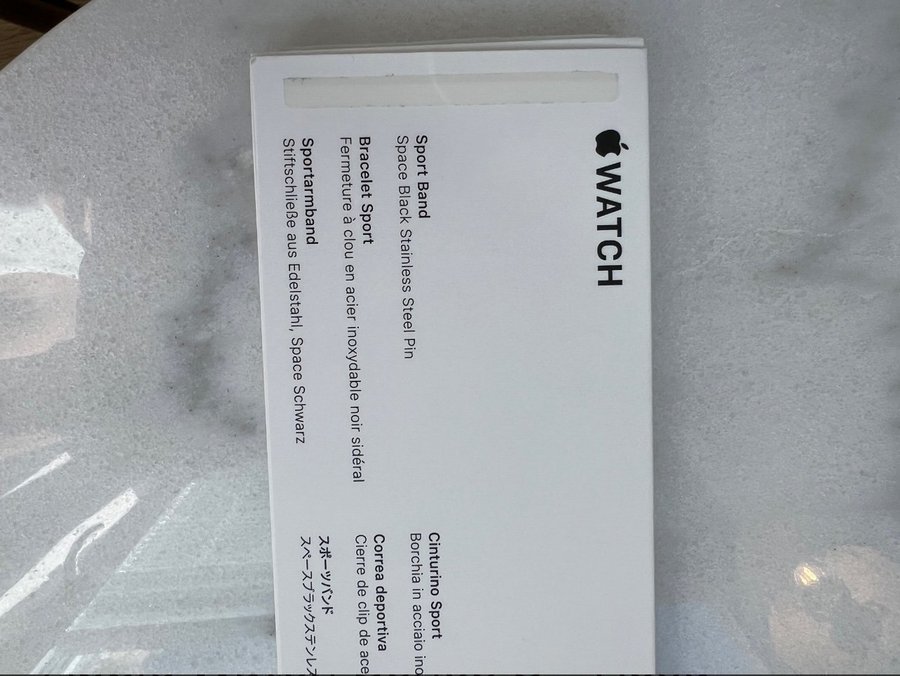 Apple Watch Sport Band - Space Black | Köp på Tradera (713171882)