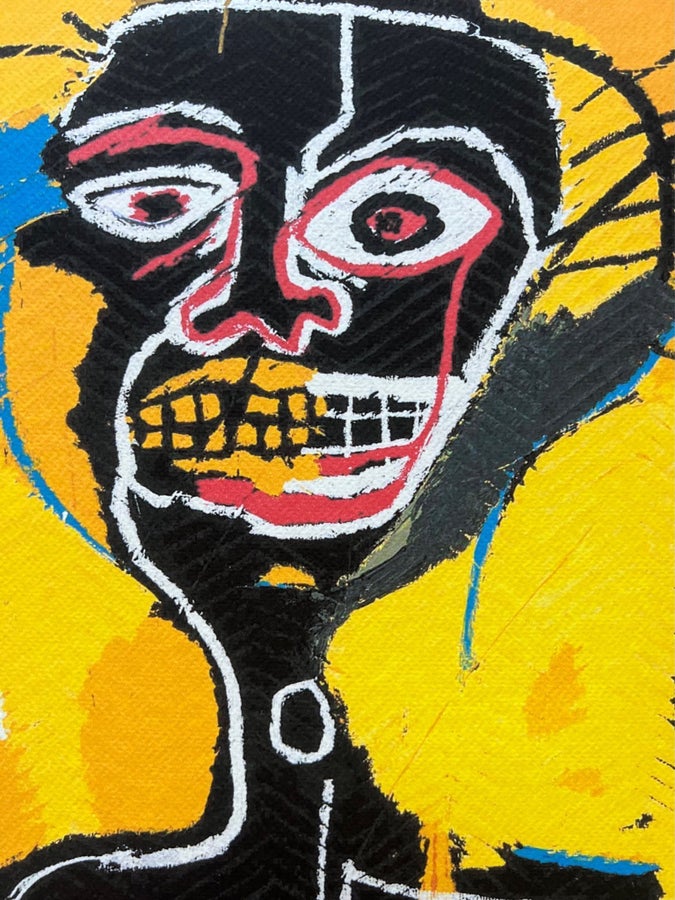Jean Michel Basquiat litografi i limited editio.. | Köp på Tradera ...