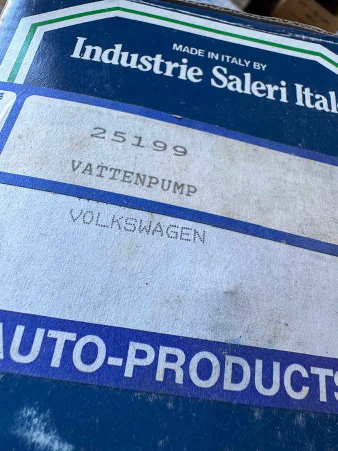 Vattenpump till Volkswagen Transporter 2 Vanago.. | Köp på Tradera ...