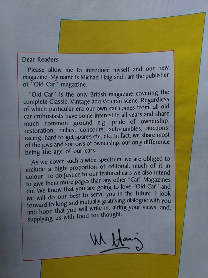 Old Car nr 1 från 1988, 1:a nr av denna tidning.. | Köp på Tradera ...