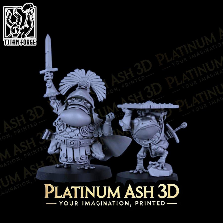 Frog Centurion – Hjälte för D&D, RPG, NPC, Dior.. | Köp på Tradera ...