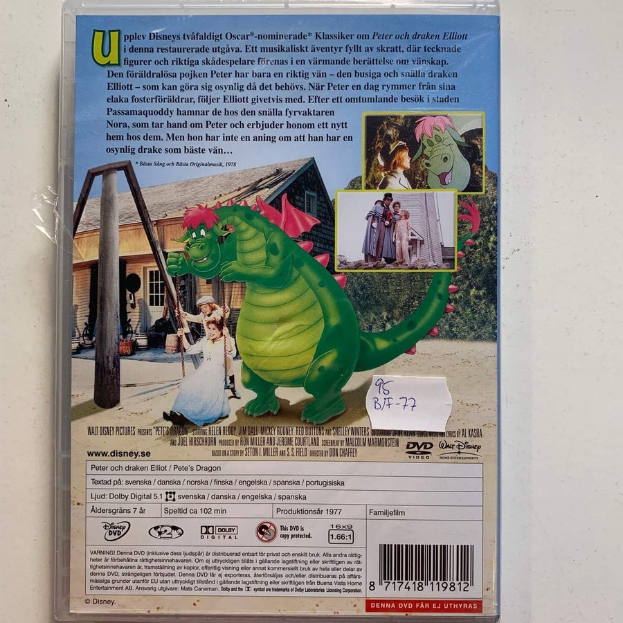 PETER OCH DRAKEN ELLIOTT. DVD .. | Köp från Retrobörsen på Tradera ...