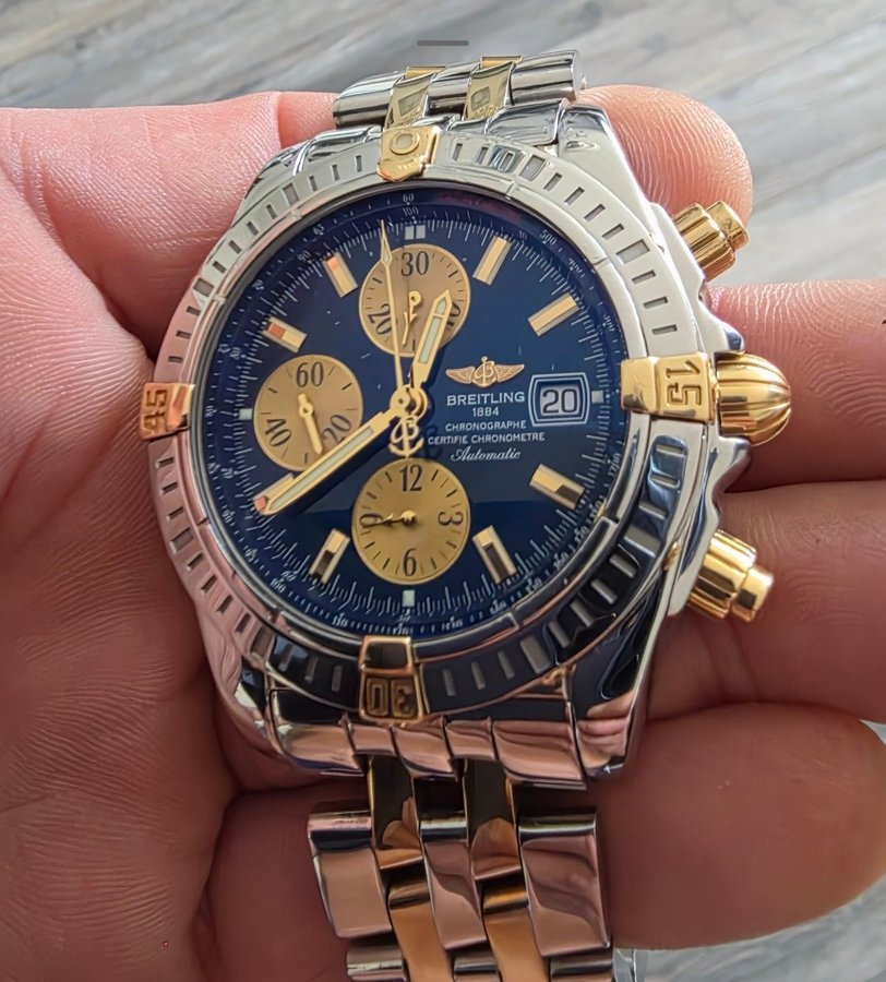 Breitling Chronomat Evolution Automatisk Kronog.. | Köp på Tradera ...