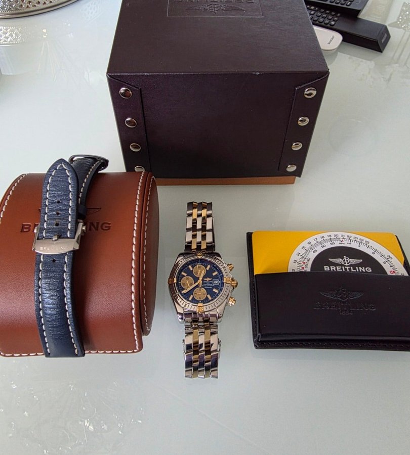 Breitling Chronomat Evolution Automatisk Kronog.. | Köp på Tradera ...