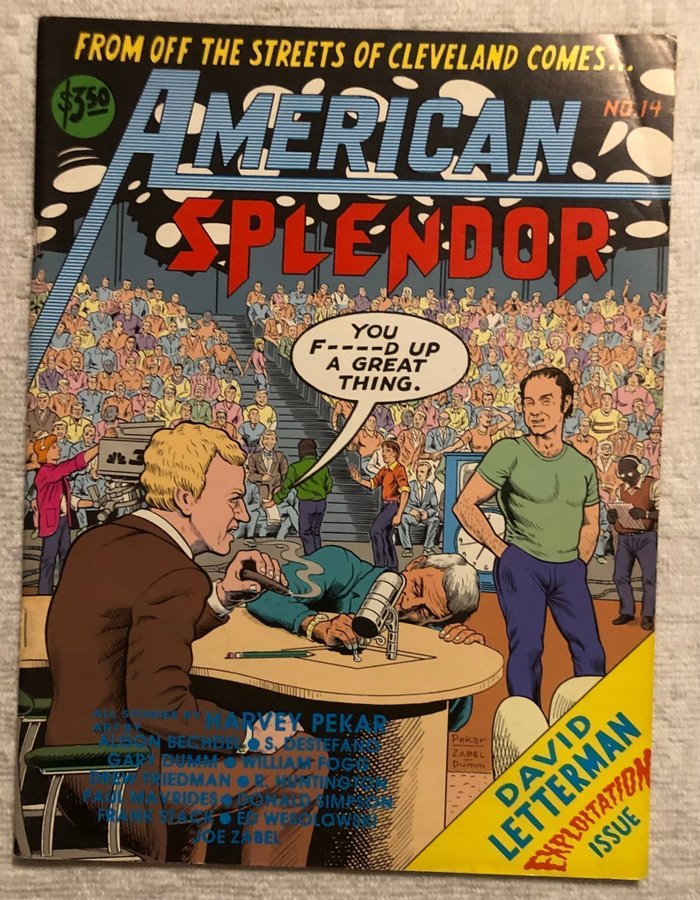 American Splendor # 14 Harvey Pekar David Lette.. | Köp på Tradera ...