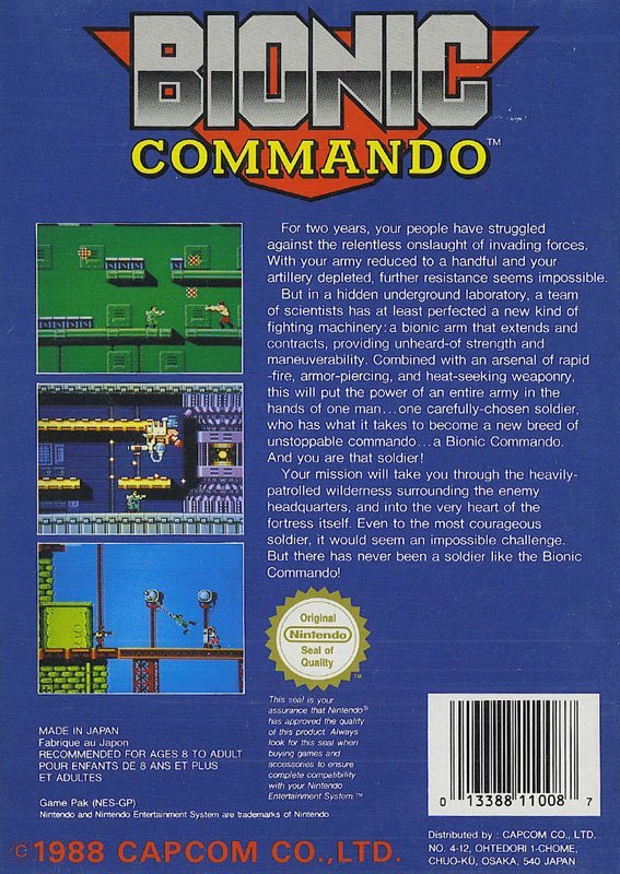 Bionic Commando - Nintendo 8-bit.. | Köp från Retroplay på Tradera ...