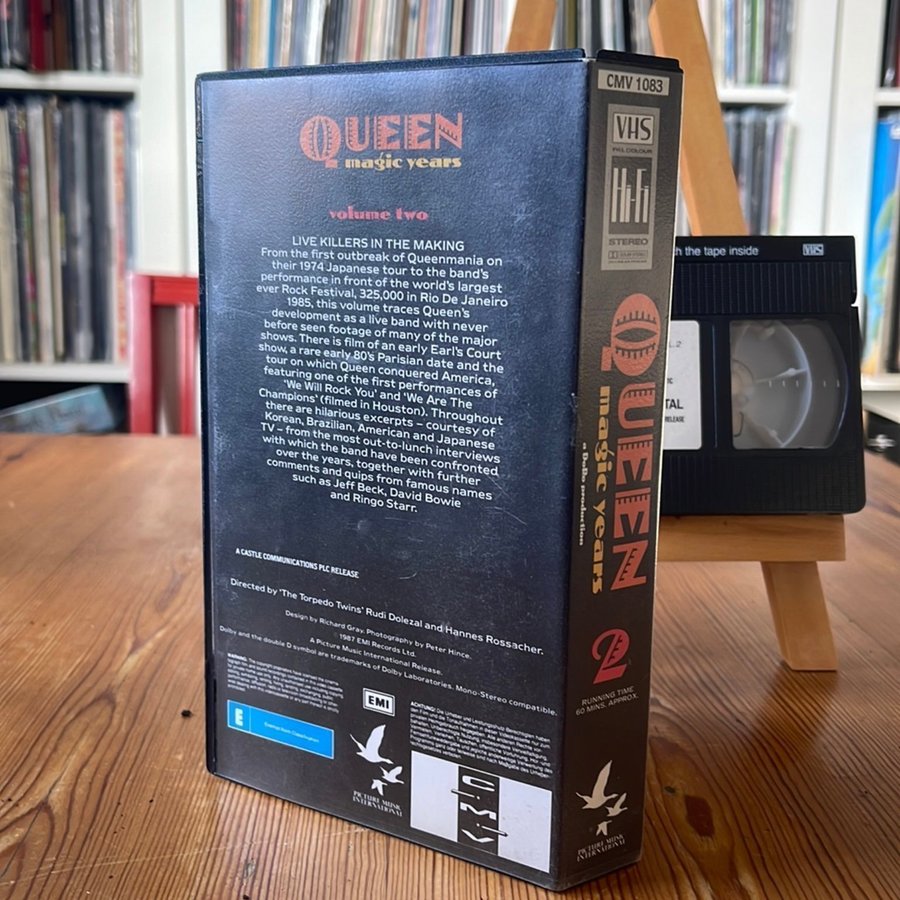 Vhs vhsband Queen Magic years volume two musik .. | Köp på Tradera ...