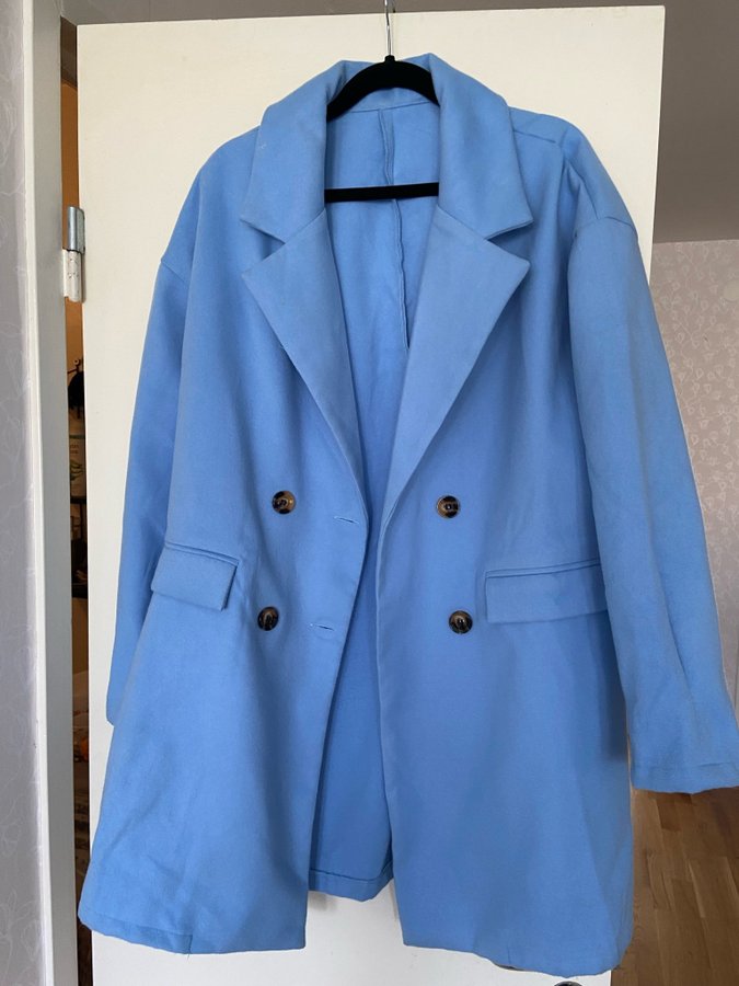 SHEIN blå kavaj, storlek L | Köp på Tradera (733885365)