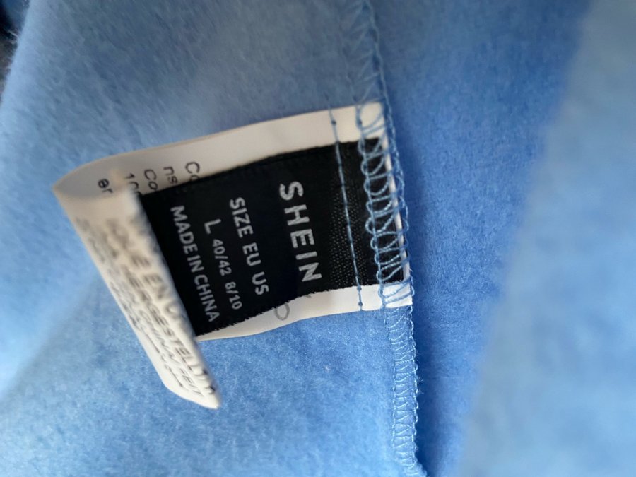 SHEIN blå kavaj, storlek L | Köp på Tradera (733885365)