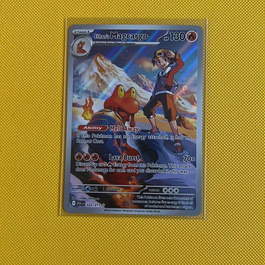 Ethan's Magcargo 222/217 Ascended Heroes Pokemo.. | Köp på Tradera ...