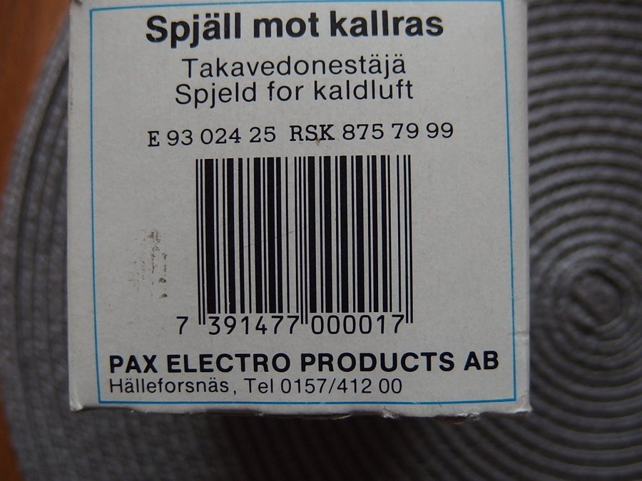 PAX 100K Spjäll mot kallras | Köp på Tradera (717359713)
