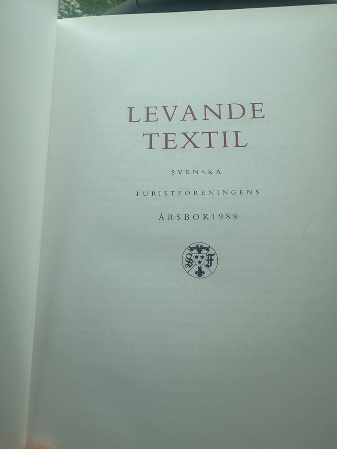 Levande Textil: Svenska Turistföreningens Årsbo.. | Köp på Tradera ...