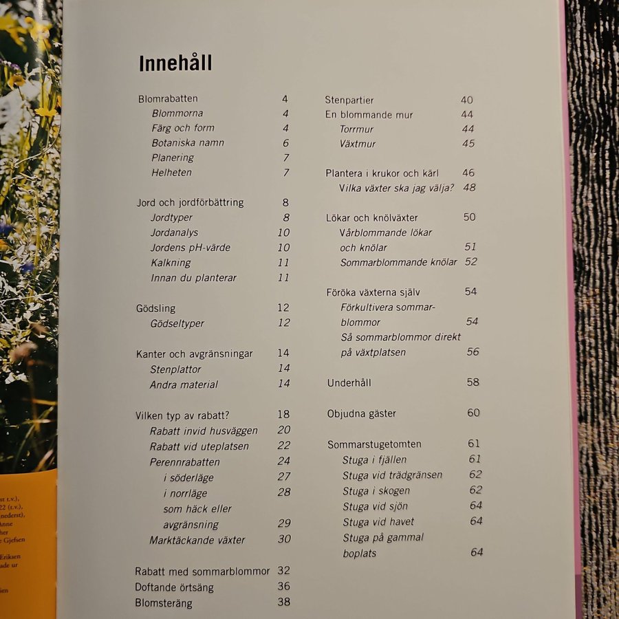 Blomrabatten i trädgården * Bjørg A. Raybo och .. | Köp på Tradera ...