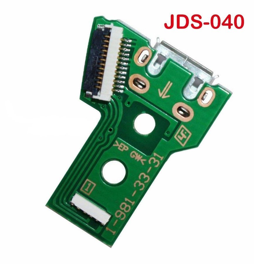 JDS-040 PS4 handkontroll laddning micro USB port | Köp på Tradera ...