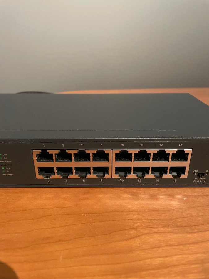 TP-Link TL-SG1016D 16-Port Gigabit Switch | Köp på Tradera (711738013)