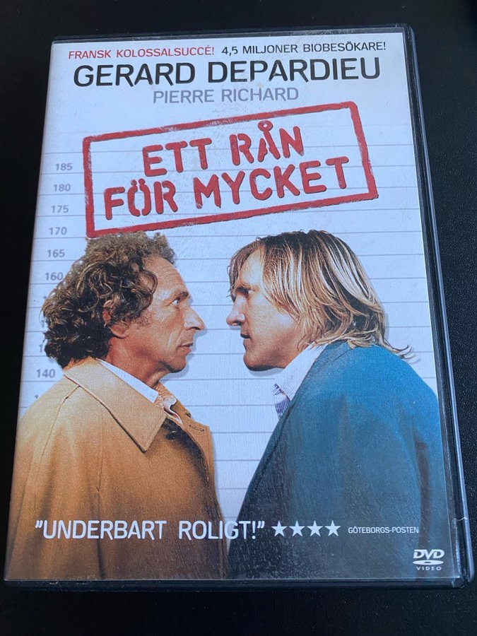 Ett rån för mycket - DVD med Gérard Depardieu o.. | Köp på Tradera ...