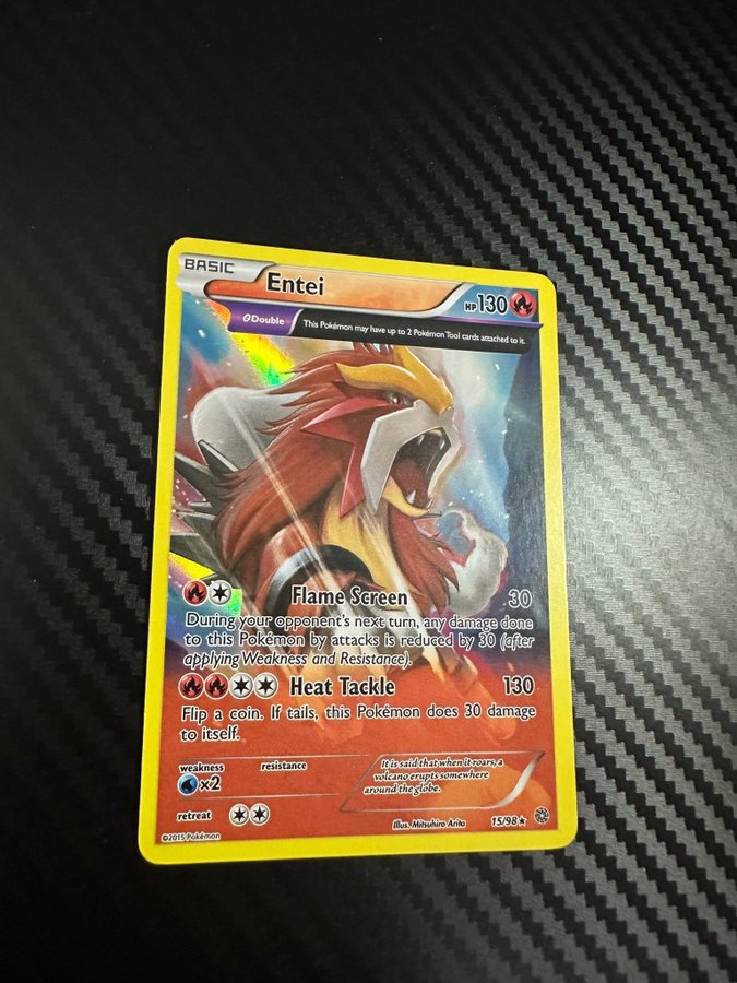 Entei 15/98 - XY Ancient Origins - Pokémon kort | Köp på Tradera ...
